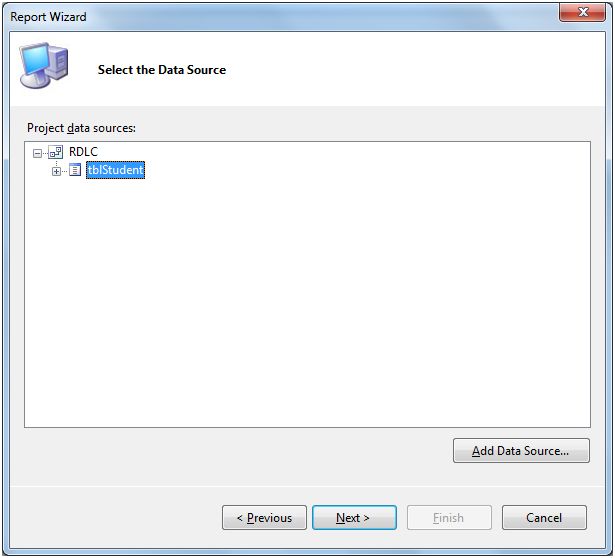 Create RDLC Report In C# ASP.NET